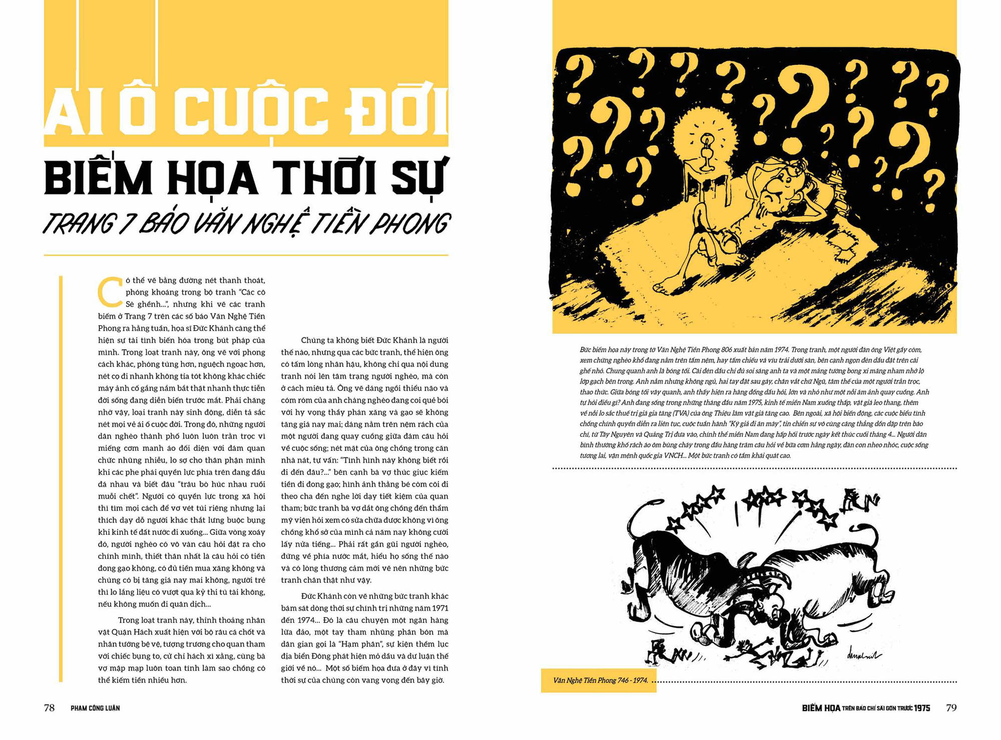 [Giới thiệu sách hay] Biếm họa trên báo chí Sài Gòn trước 1975 | ELLE