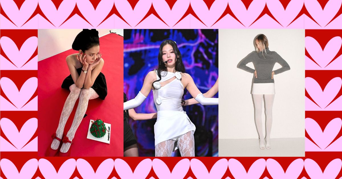 6 gợi ý phối đồ cùng quần tất trắng để giữ ấm vẫn thời trang | ELLE