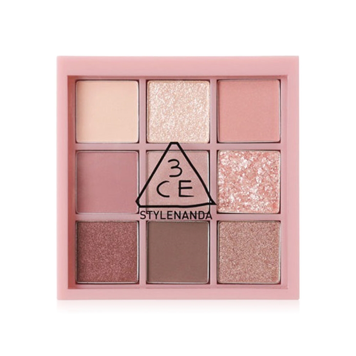 Bảng phấn mắt 9 ô 3CE phiên bản [SPLIT SECOND] 3CE MULTI EYE COLOR PALETTE #AUTO FOCUS Hồng hoa ...